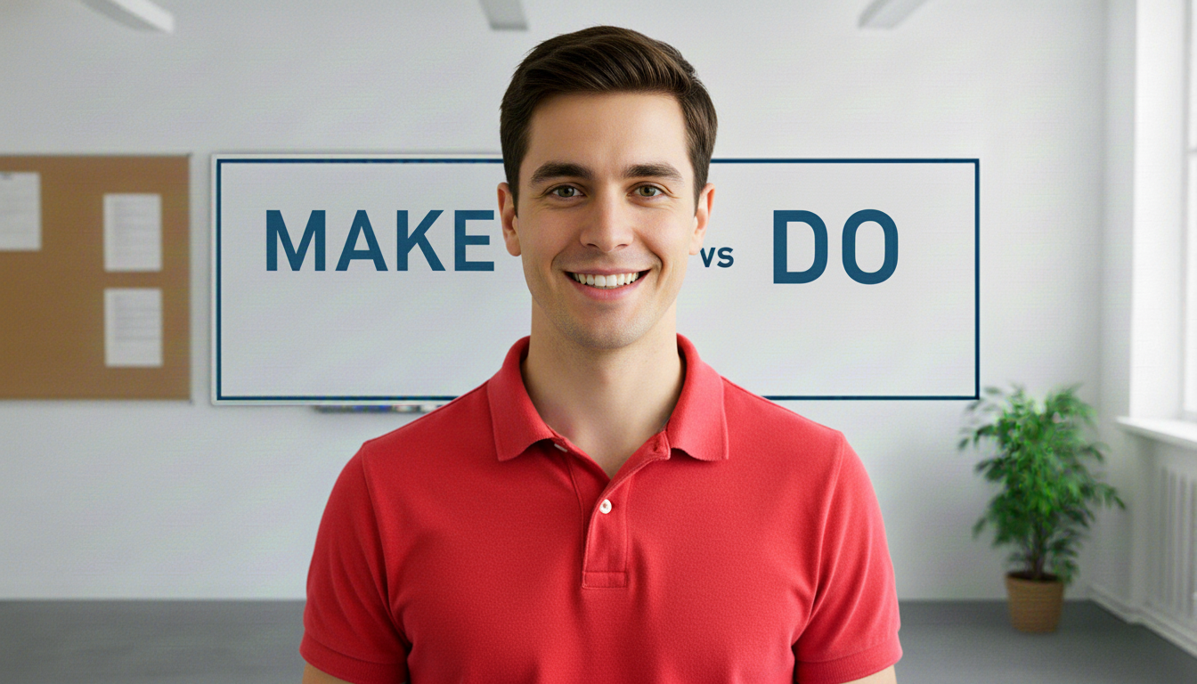 Diferencia entre MAKE y DO en inglés